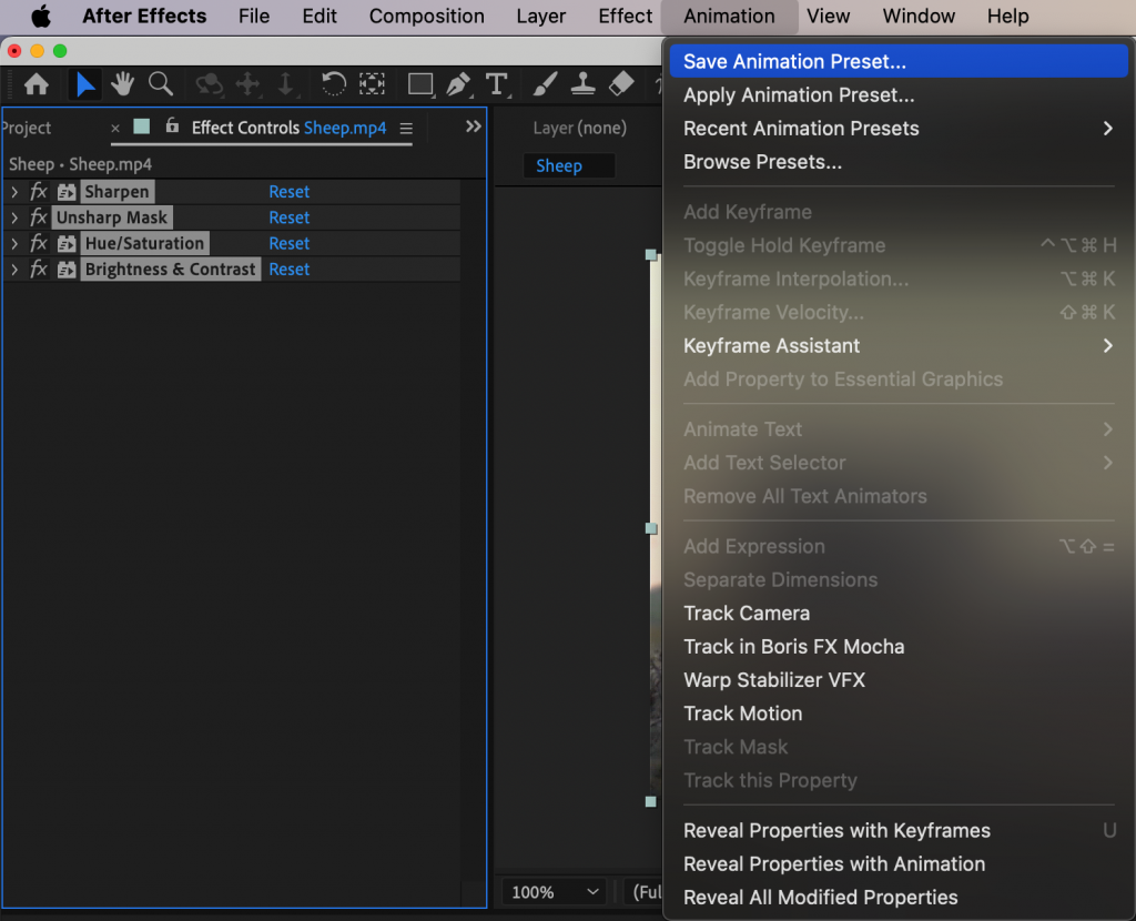 How to Make Presets in After Effects | aejuice.com
