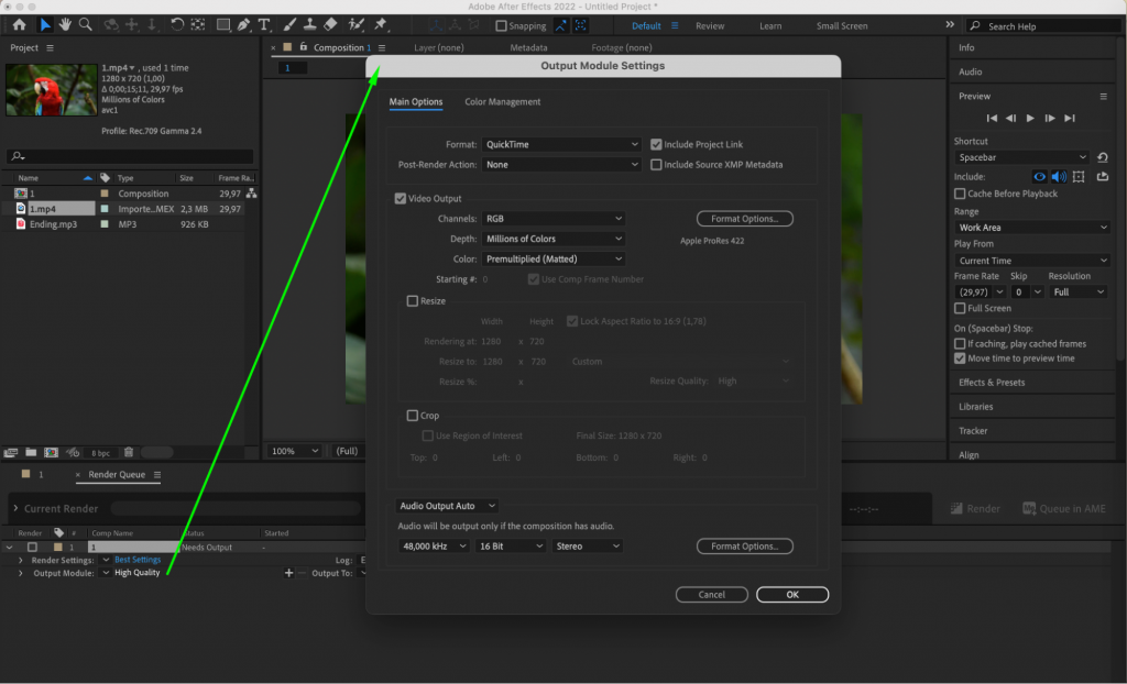 How to Save Adobe After Effects Video | aejuice.com