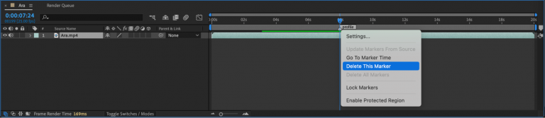 How to Add Timeline Marker in After Effects | aejuice.com