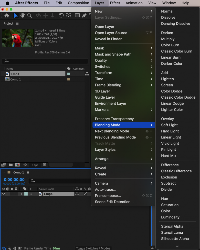 How to Change Blending Mode in After Effects | aejuice.com