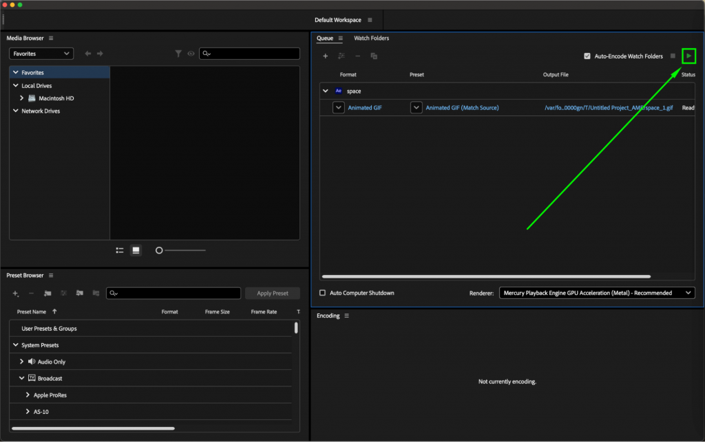 How to Make an Animated GIF in After Effects | aejuice.com