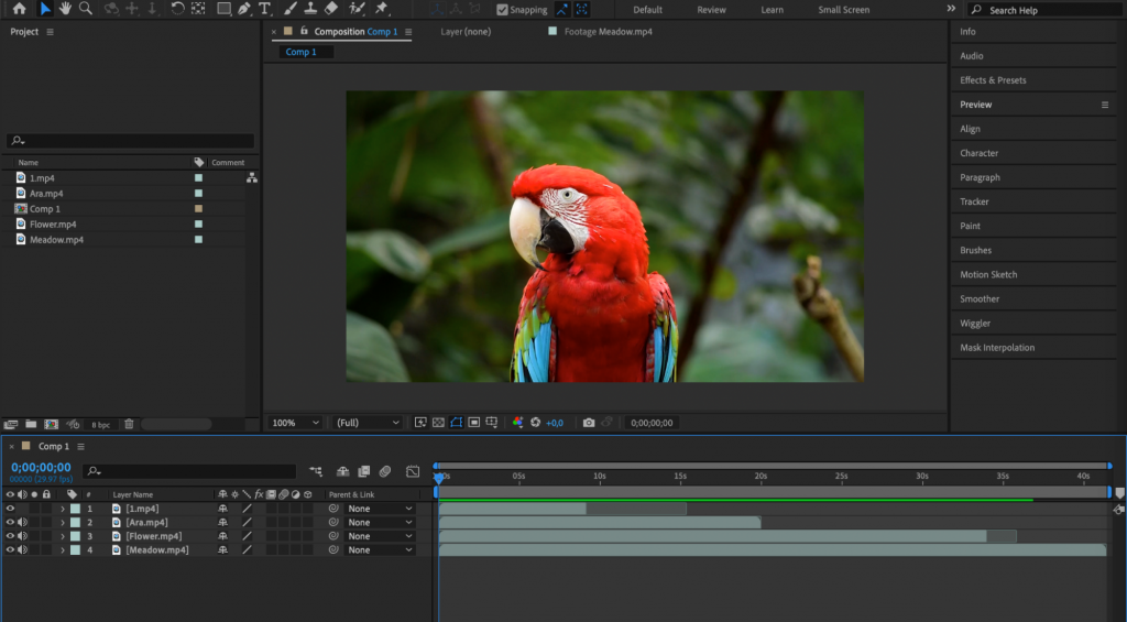 How to Delete Clips in After Effects | aejuice.com
