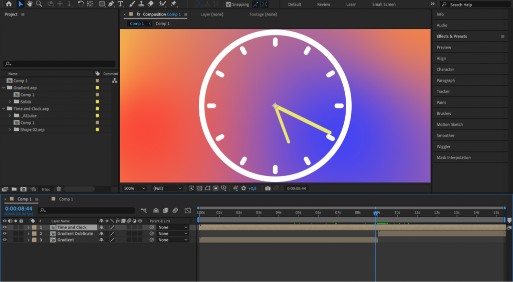 How to Combine 2 Compositions in After Effects | aejuice.com