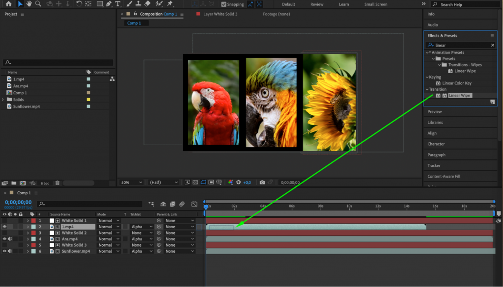 How to Create a Split Screen Effect in After Effects | aejuice.com
