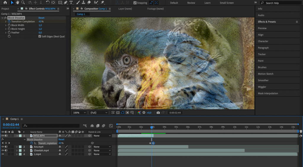 How to Combine Multiple Videos into One in After Effects | aejuice.com