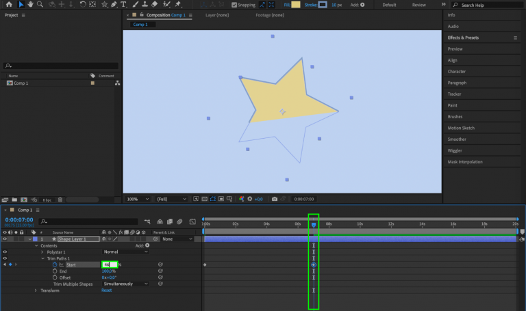 How to Change Shape in After Effects | aejuice.com