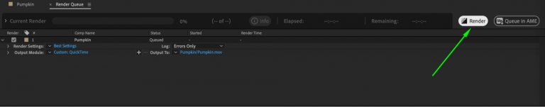 How to Convert After Effects Project to Video | aejuice.com