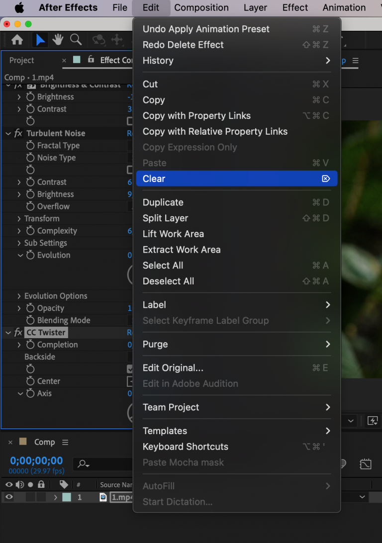 How to Remove Animation Preset in After Effects | aejuice.com