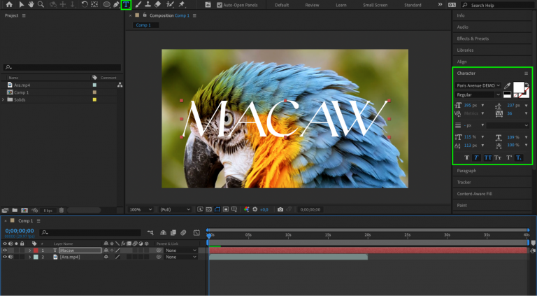 How to Find and Use Track Matte in After Effects | aejuice.com