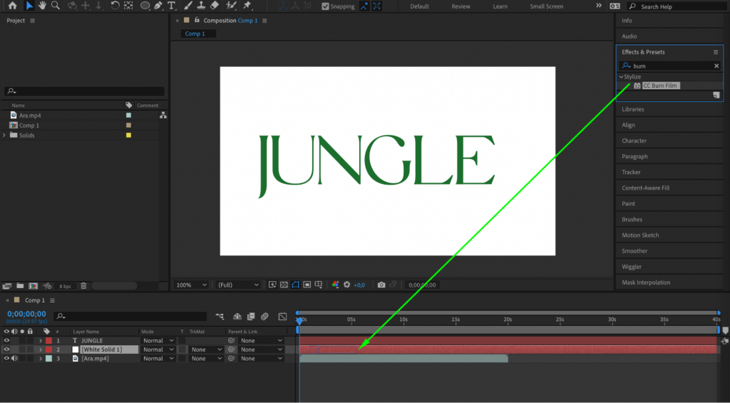 How to Find and Use Track Matte in After Effects | aejuice.com