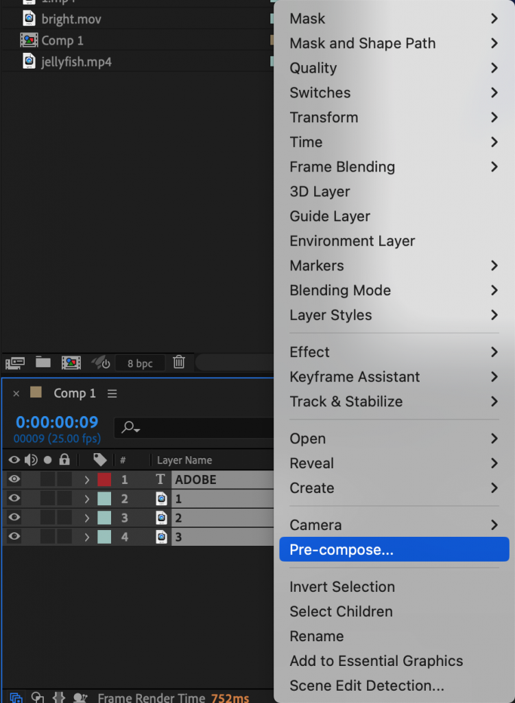 How to Precompose Layers in After Effects | aejuice.com