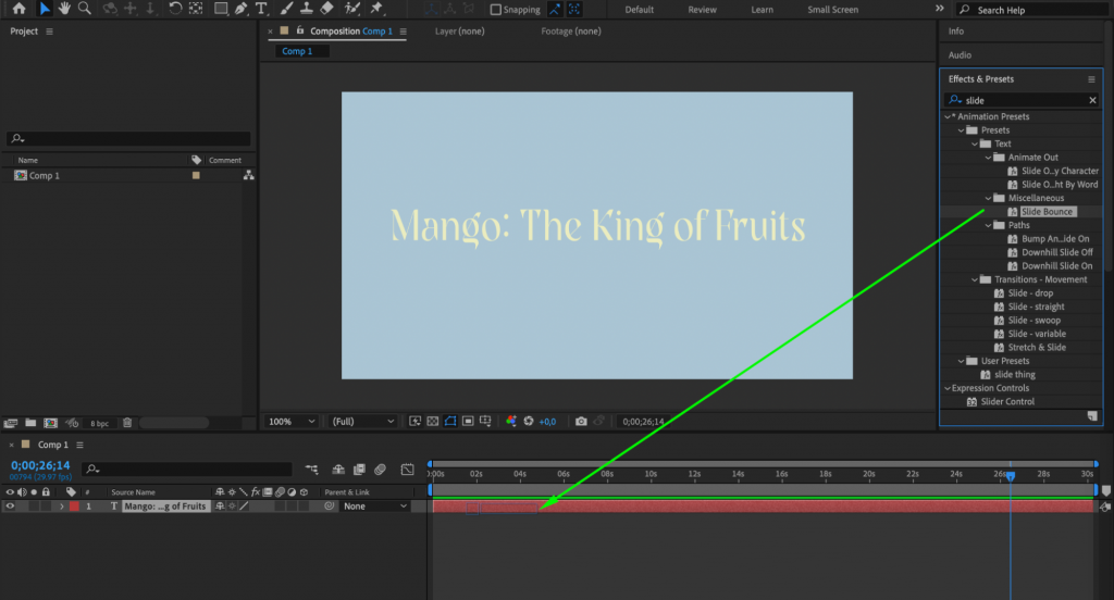 How to Animate Titles in After Effects | aejuice.com