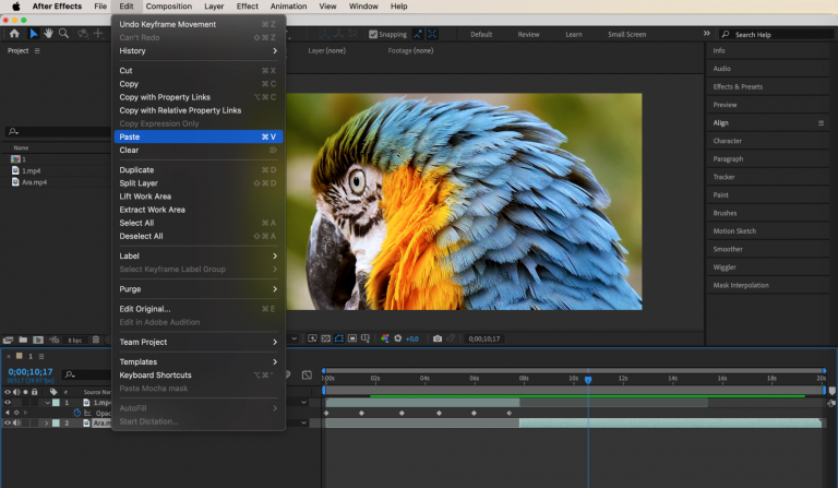 How to Copy and Paste Keyframes in After Effects | aejuice.com