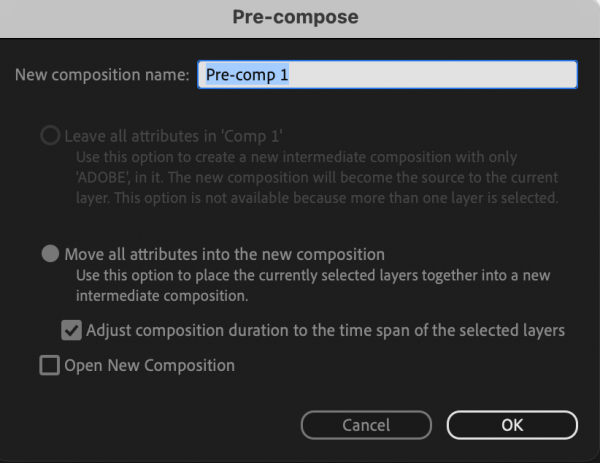 How to Precompose Layers in After Effects | aejuice.com