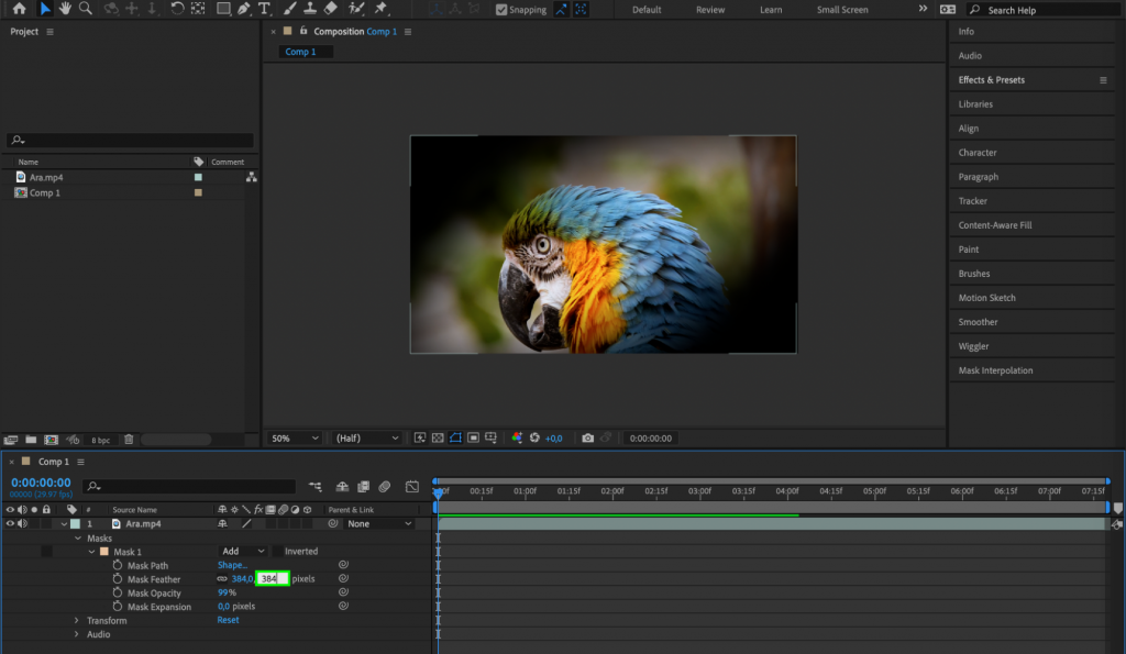 How to Create Mask in After Effects | aejuice.com