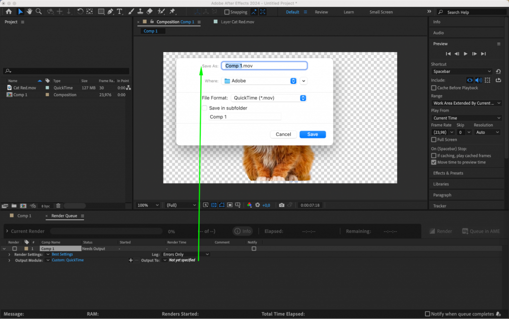 How to Make Transparent Background After Effects | aejuice.com