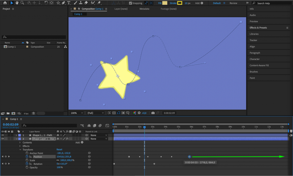 How to Make Object Follow Path in After Effects | aejuice.com