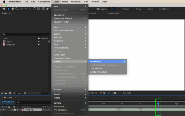 How to Cut Sound in After Effects | aejuice.com