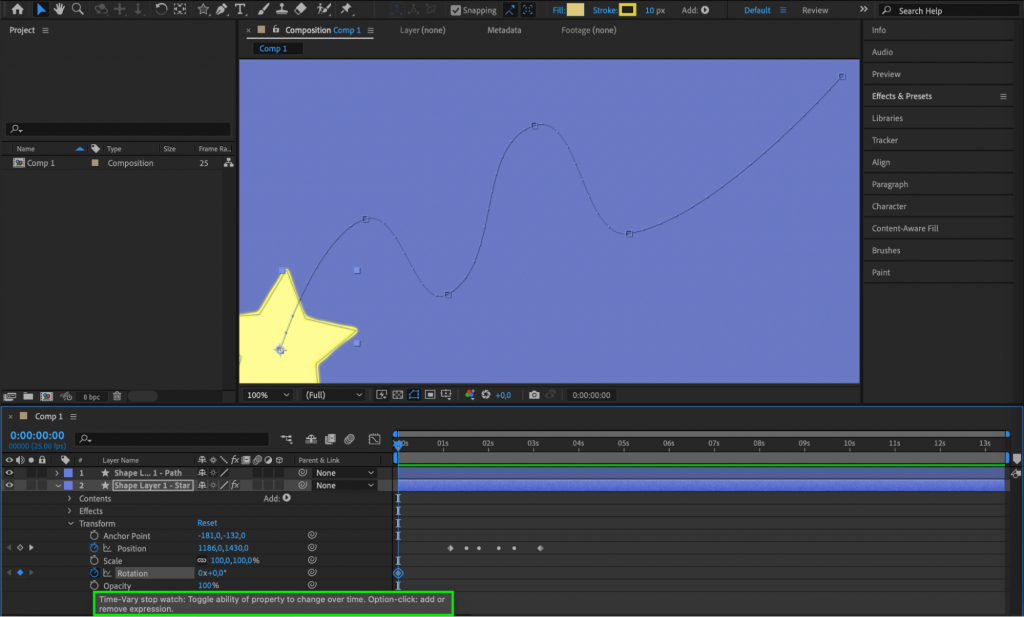 How to Make Object Follow Path in After Effects | aejuice.com