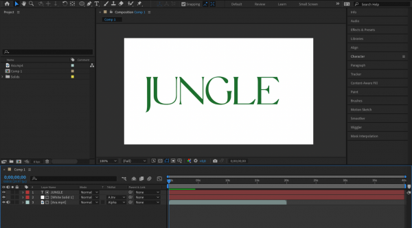 How to Find and Use Track Matte in After Effects | aejuice.com