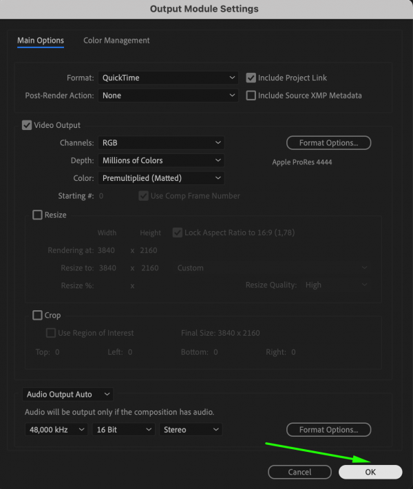 How to Render 4K in After Effects | aejuice.com