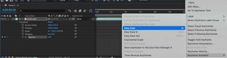 How to Make Fade Out in After Effects | aejuice.com