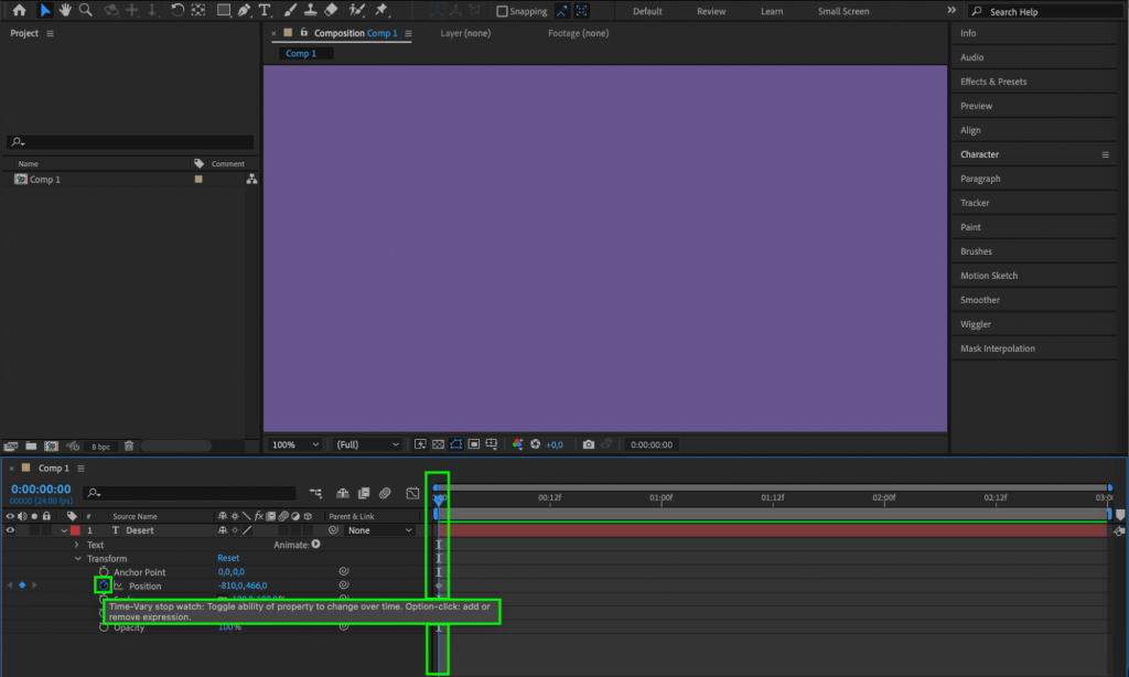 How to Animate Text in After Effects | aejuice.com