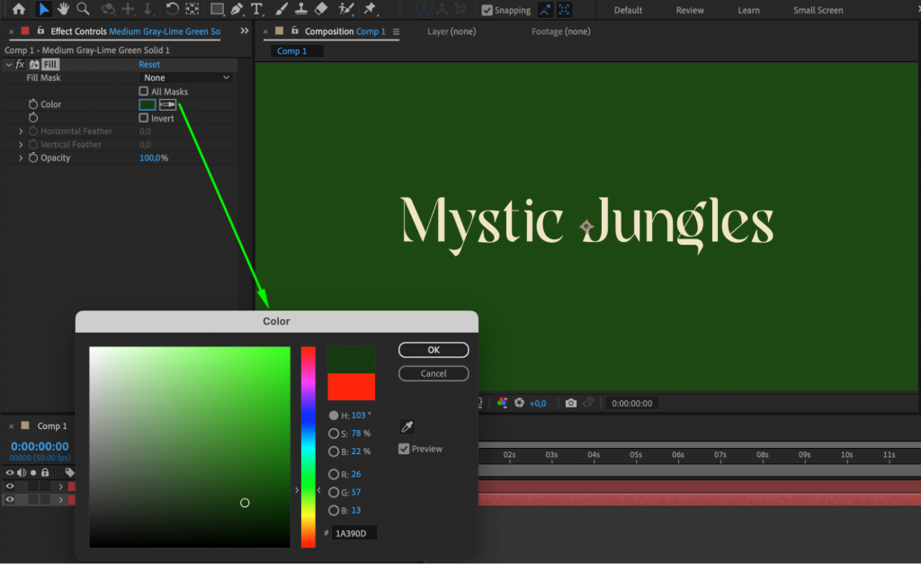 How to Change the Color of a Layer in After Effects | aejuice.com