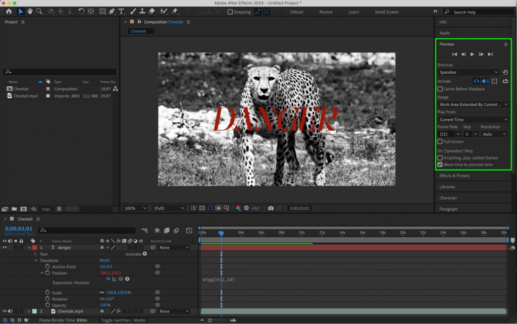 How to Add Wiggle Effect in After Effects | aejuice.com
