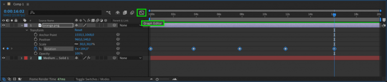 How to Make an Object Spin in After Effects | aejuice.com