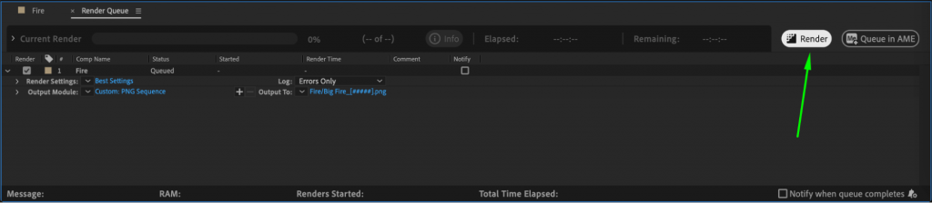 How to Export a PNG Sequence from After Effects | aejuice.com