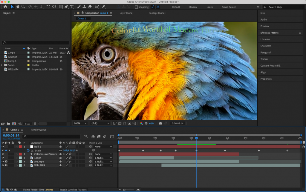 How to Group in After Effects | aejuice.com