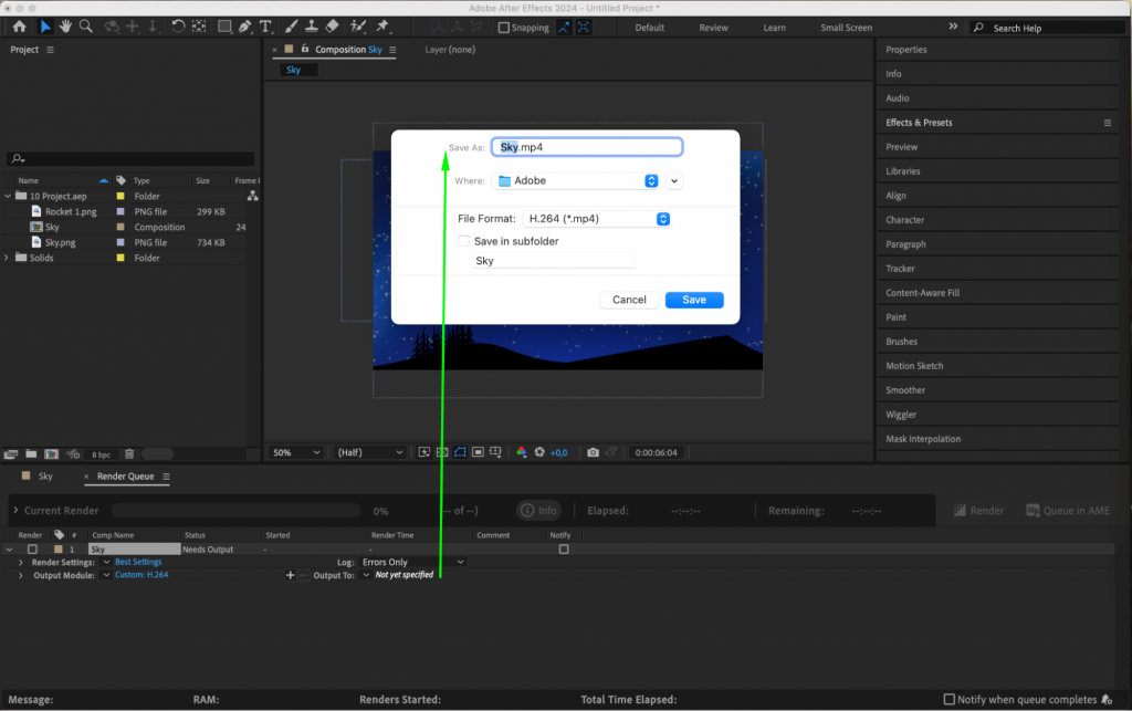 How to Export After Effects to MP4 Without Media Encoder | aejuice.com
