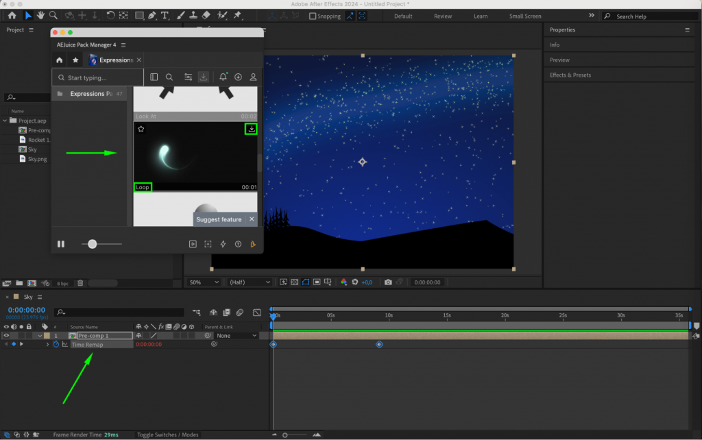 How to Loop a Composition After Effects | aejuice.com