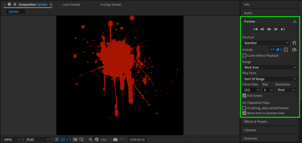 How to Make a Blood Splatter in After Effects | aejuice.com