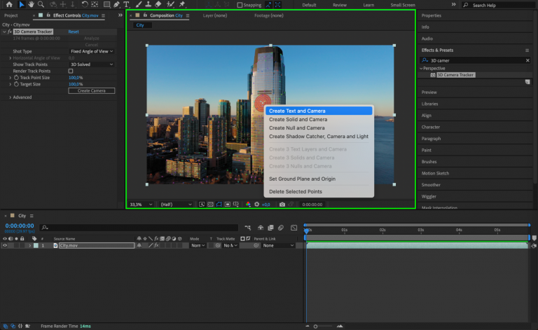 How to Use 3D Camera Tracker in After Effects | aejuice.com