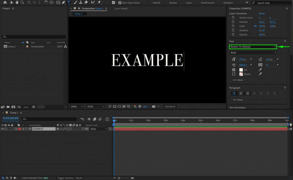 How to Import Fonts into Adobe After Effects | aejuice.com