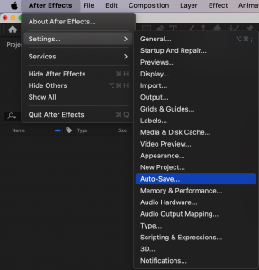 How to Find After Effects Auto Saves | aejuice.com