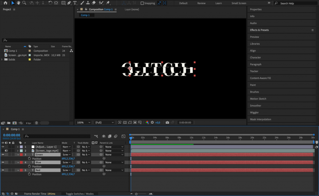 How to Create a Glitch Effect in After Effects | aejuice.com