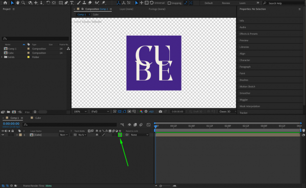 How to Make 3D Cube in After Effects | aejuice.com