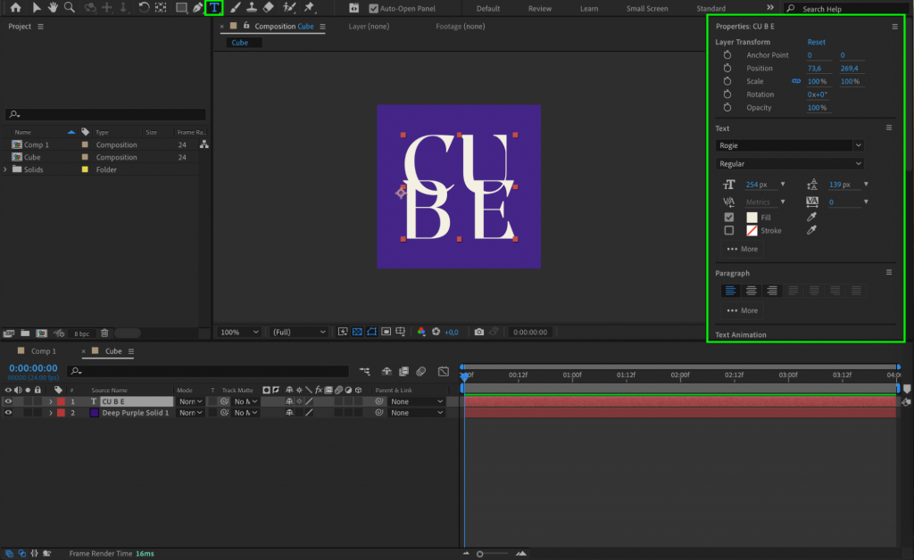 How to Make 3D Cube in After Effects | aejuice.com