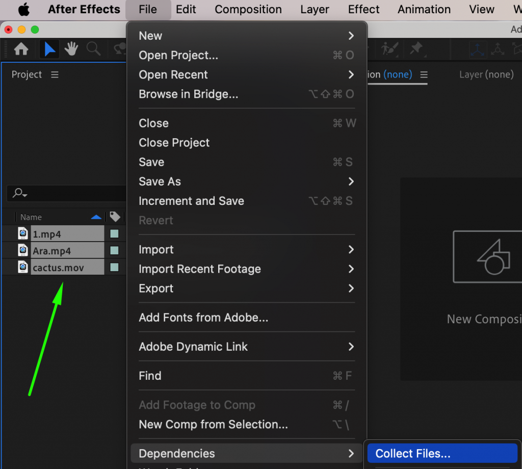 How to Link Media in After Effects | aejuice.com