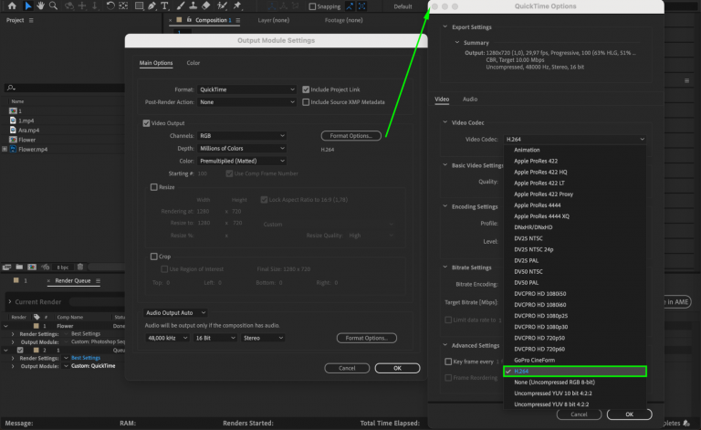 How to Reduce Size of Video in After Effects | aejuice.com