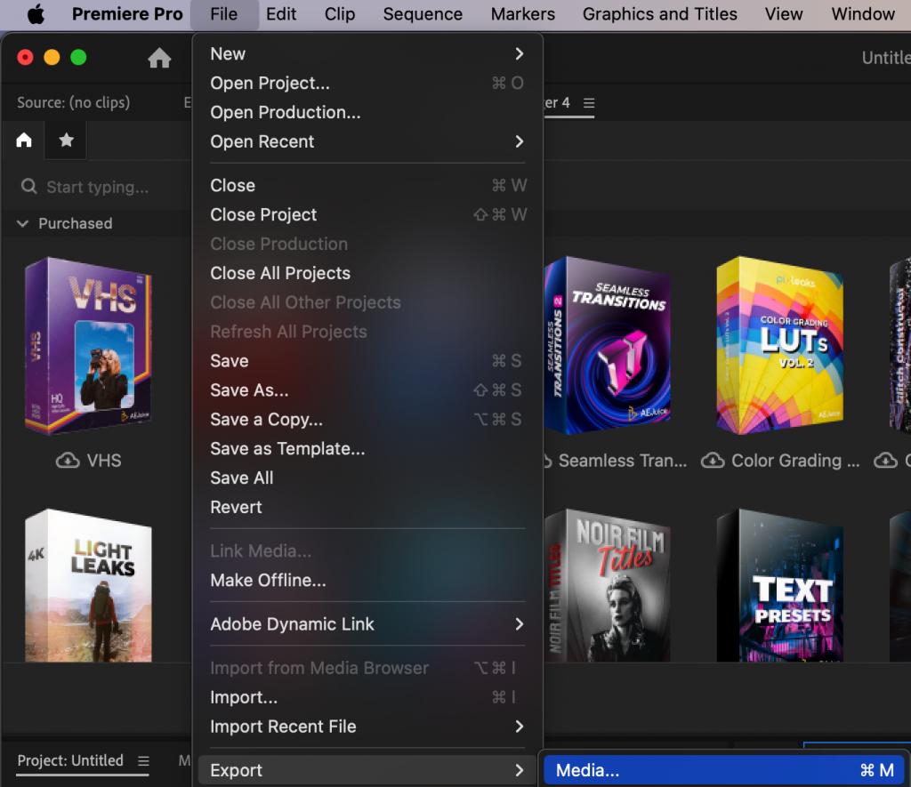 How to Easily Import After Effects Projects into Premiere Pro | aejuice.com