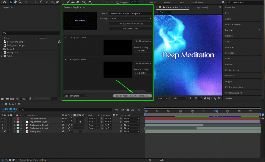 How to Create MOGRT Files in After Effects | aejuice.com