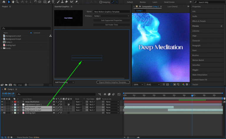 How to Create MOGRT Files in After Effects | aejuice.com