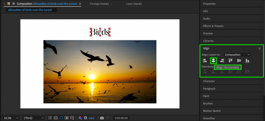 How to Align Layers in After Effects | aejuice.com