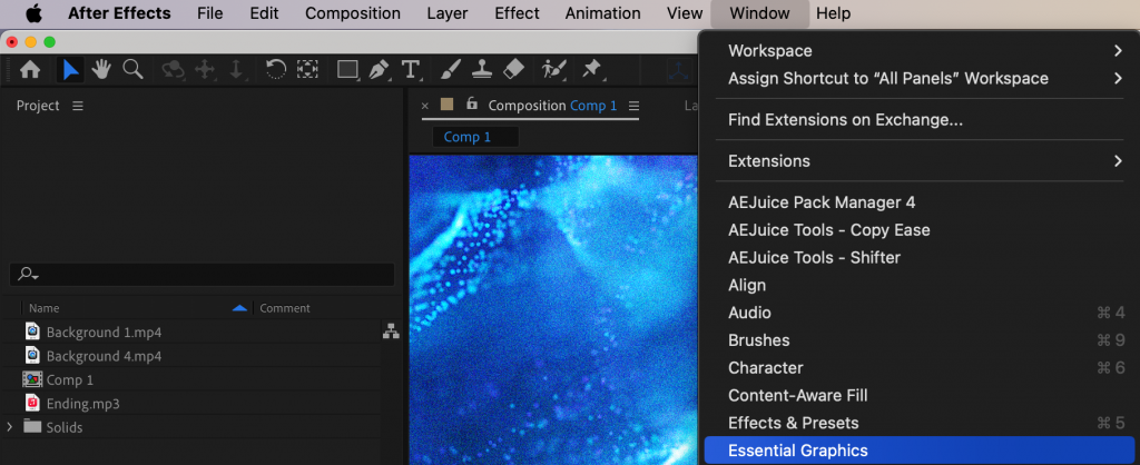 How to Create MOGRT Files in After Effects | aejuice.com
