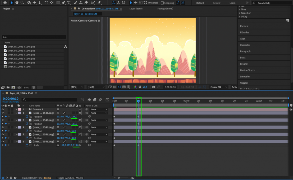 How to Create a Parallax Effect in After Effects | aejuice.com