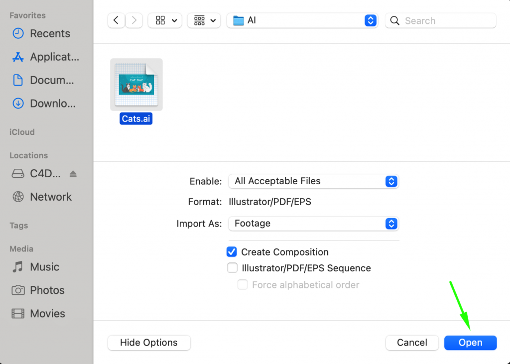 How to Use AI Files in After Effects | aejuice.com